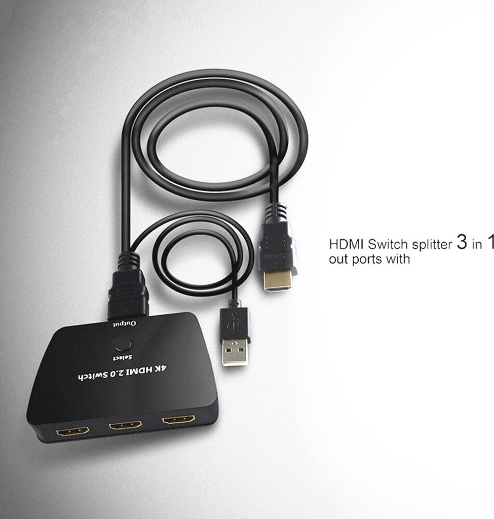 INF Přepínač HDMI 3x1 s HDR 3D 4K Huby | Kaufland.cz