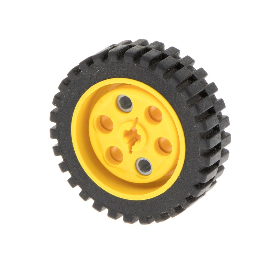 1x Lego Technic Rad 30x13 schwarz Felge gelb | Kaufland.de