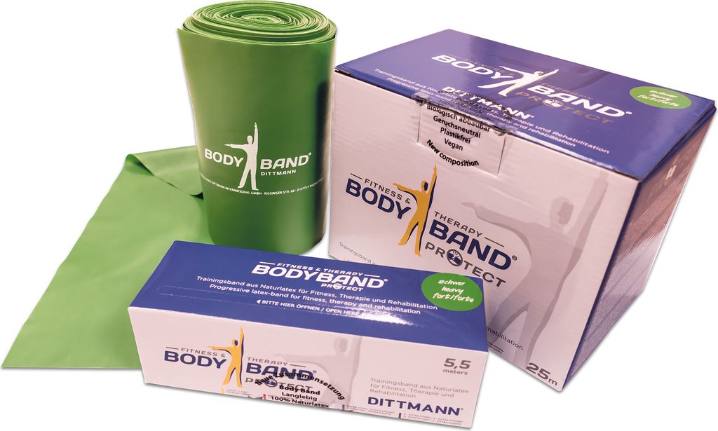 Body-Band 25m x 14,5 cm Dittmann farba zelená | Kaufland.sk