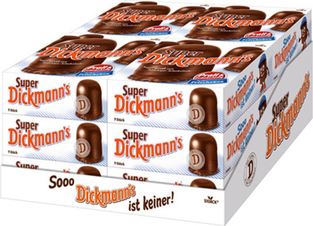 Dickmanns Super-Dickmanns, 12er Pack (12 x 250g) Schokolade