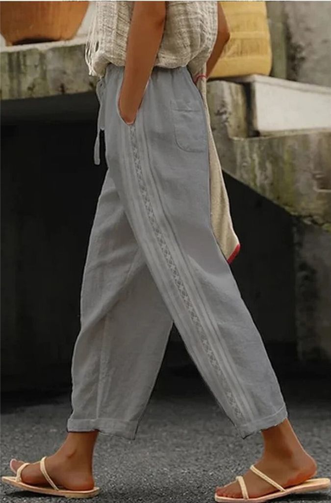 ASKSA Damen Leinenhosen 7/8 Sommer Leicht | Kaufland.de