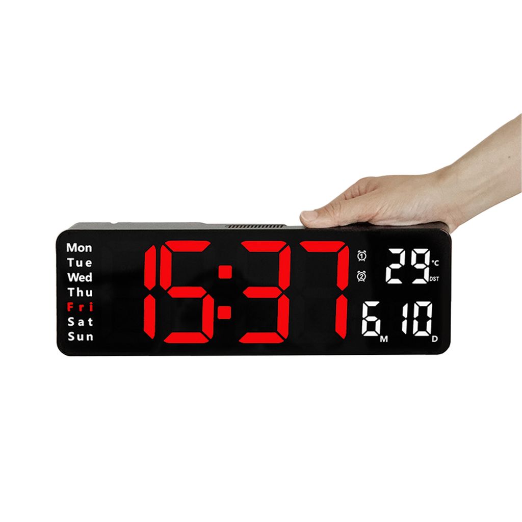 Wanduhr Digital, 13'' LED Uhr mit GroßEm | Kaufland.de