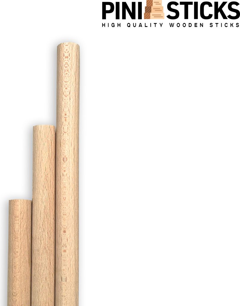 50x Holzstäbchen Rundstab Buche 6 mm x 40 cm | Kaufland.de