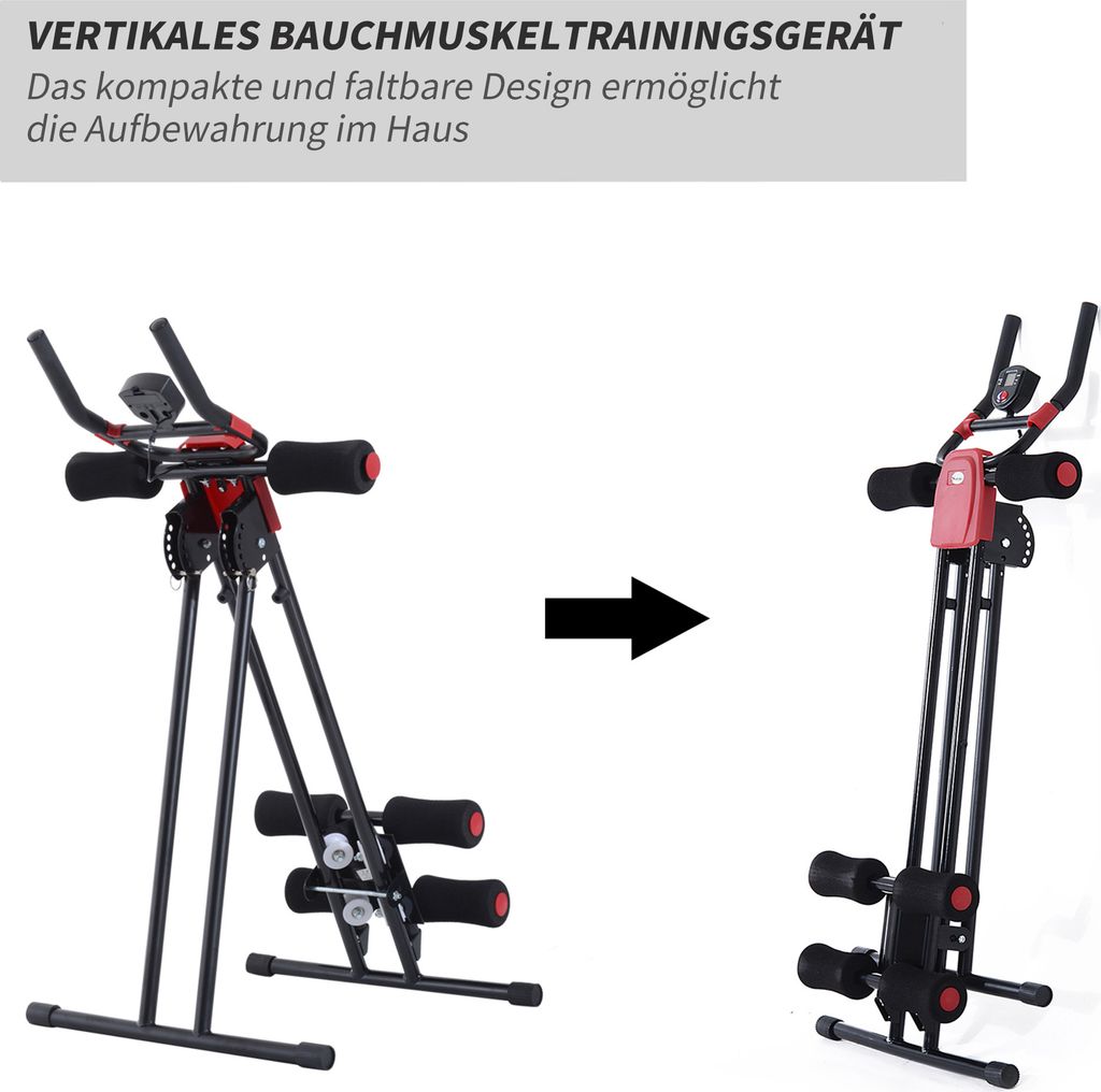 HOMCOM Ab Trainer Back Trainer Cvičebný | Kaufland.sk