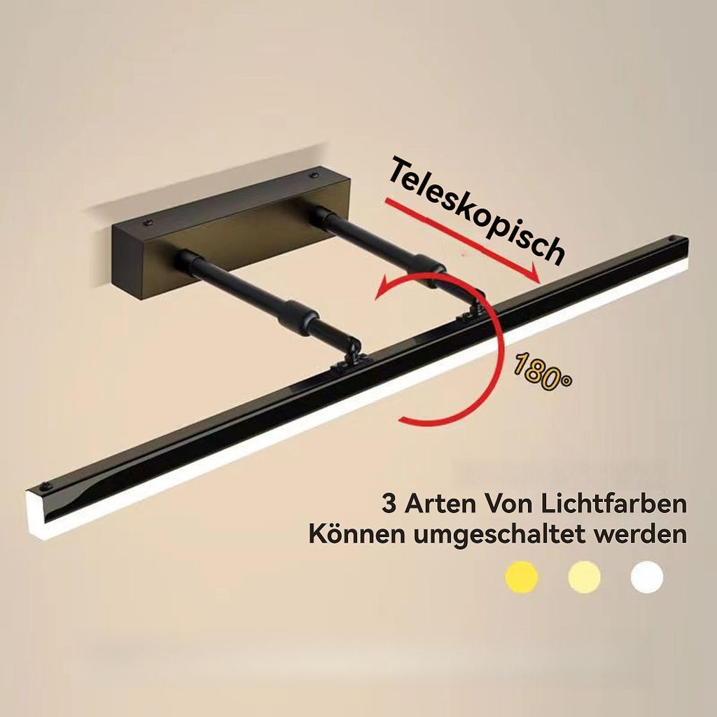 Spiegelleuchte, LED Spiegellampe Bad 60 cm, | Kaufland.de