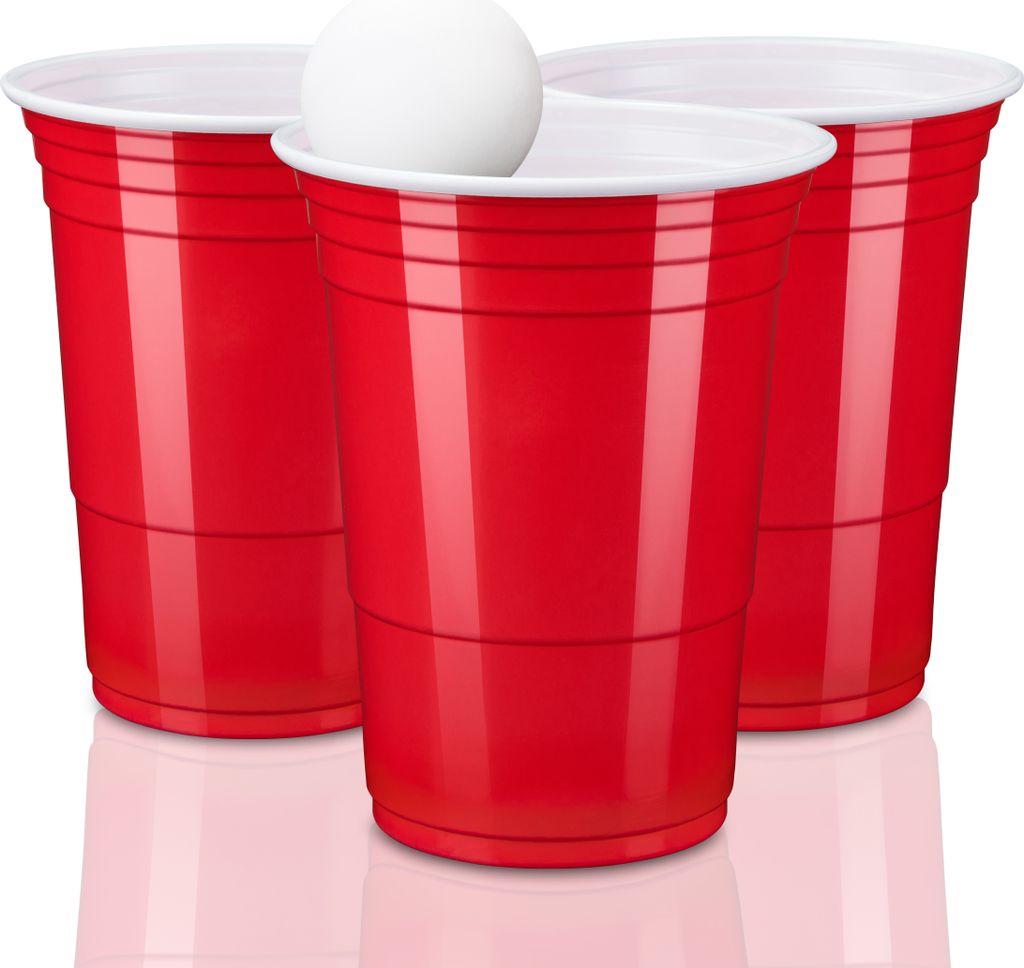 TRESKO Red Party Cups 100 ks nápojové kelímky | Kaufland.cz