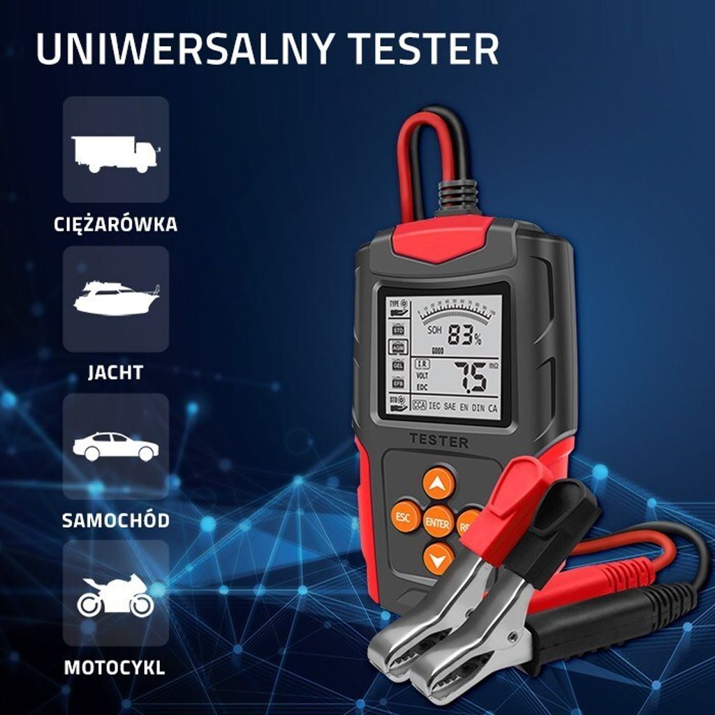 Qoltec 52484 LCD digitální tester baterií | | Kaufland.cz