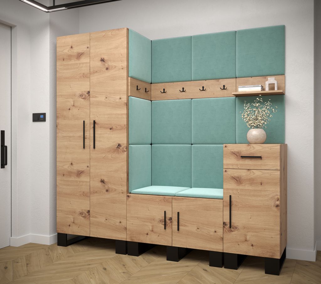 Garderobe ARTIN Set 1 mit gepolsterten | Kaufland.de