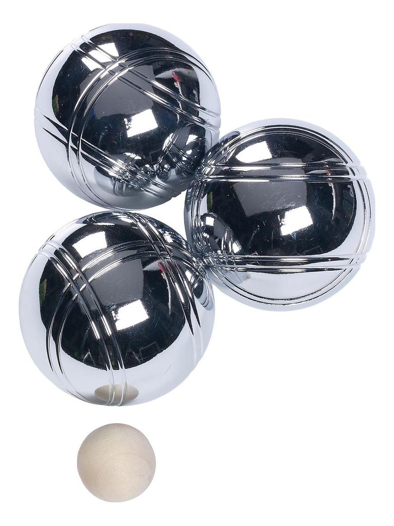 Boule Set mit 3 Metall-Petanque Kugeln und | Kaufland.de