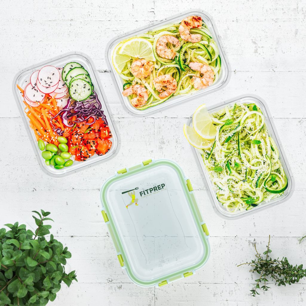 FITPREP® Frischhaltedosen Glas 8-teiliges Set | Kaufland.de