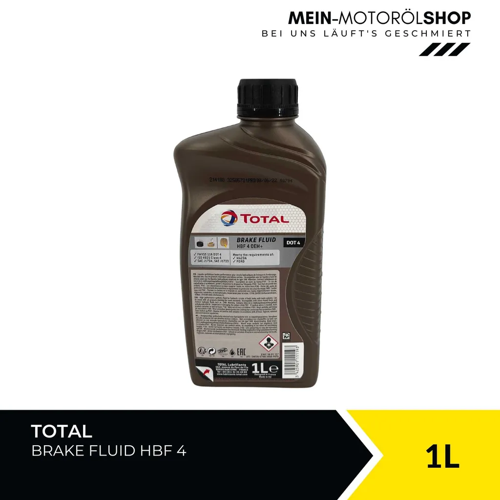 Total Brake Fluid HBF 4 OEM+ DOT 4 1 Liter | Kaufland.de