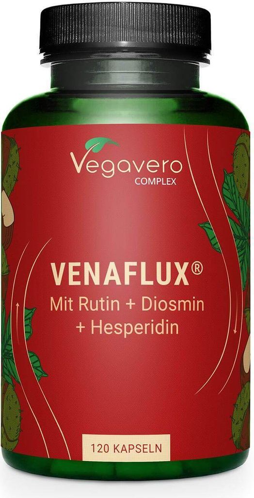 Vegavero Venaflux Complex | 120 Kapseln | Rosskastanie,