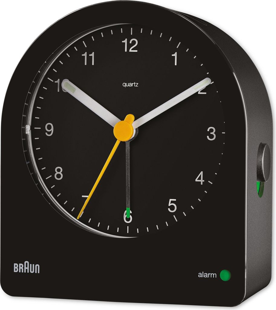 BRAUN BC22 BK Quartzový budík čierny Budík | Kaufland.sk