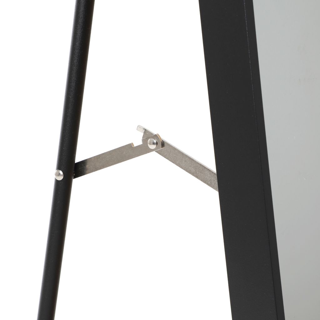 HOMLA ELORA stojící obdélníkové zrcadlo černé | Kaufland.cz