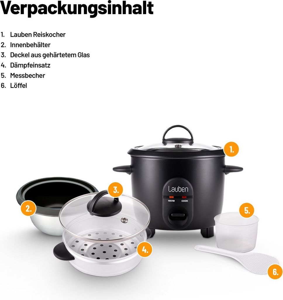 Lauben Rice Cooker 600BC Reiskocher | Kaufland.de