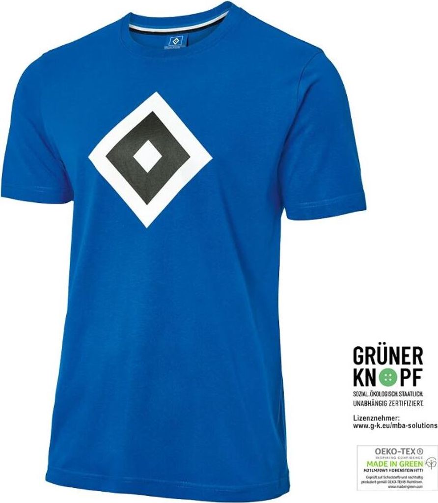Hamburger SV HSV T-Shirt Logo Blau Gr. XL T-Shirts