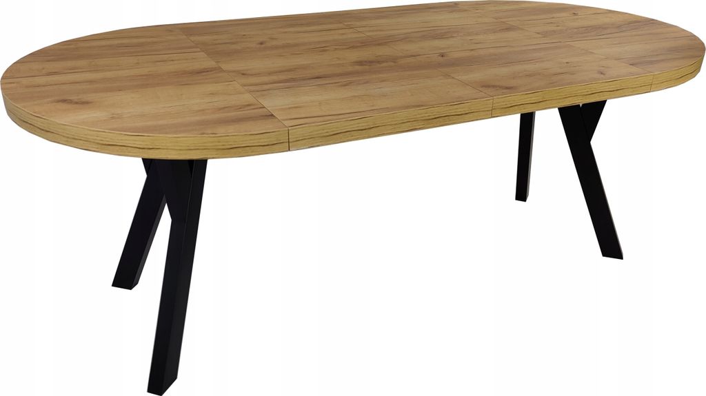 Massiver runder Klapptisch Eiche Craft | Kaufland.de