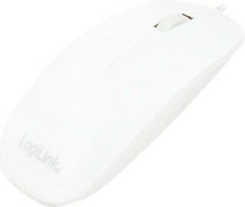 LogiLink Maus USB Optical Scroll 1000dpi weiß Computermäuse