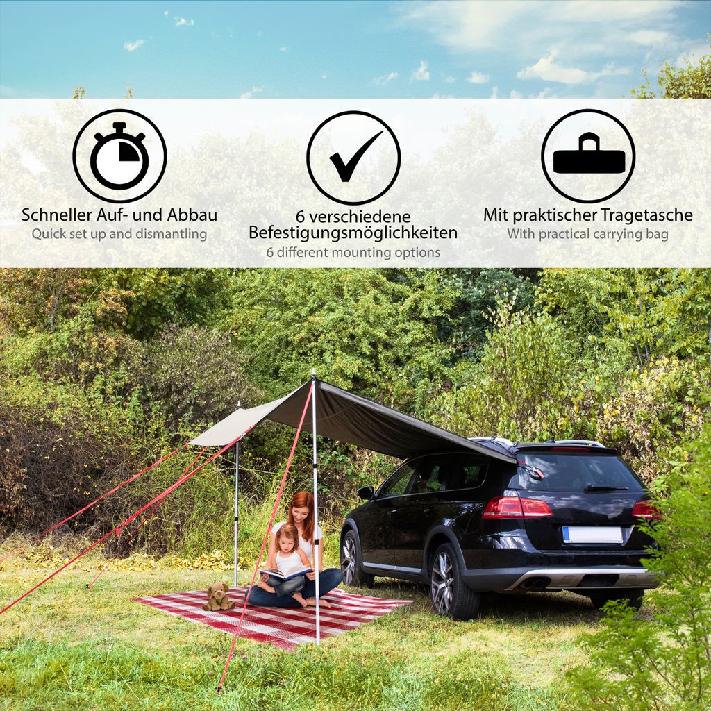 Markíza na auto ONVAYA® | Sivá béžová | | Kaufland.sk