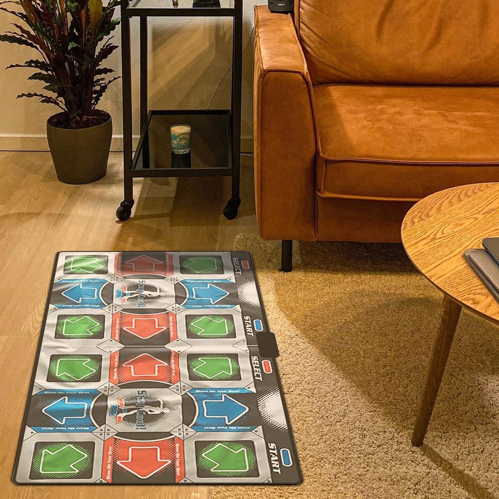 Mad Monkey - Retro Dance Matte für 2 Spieler (110 Songs)