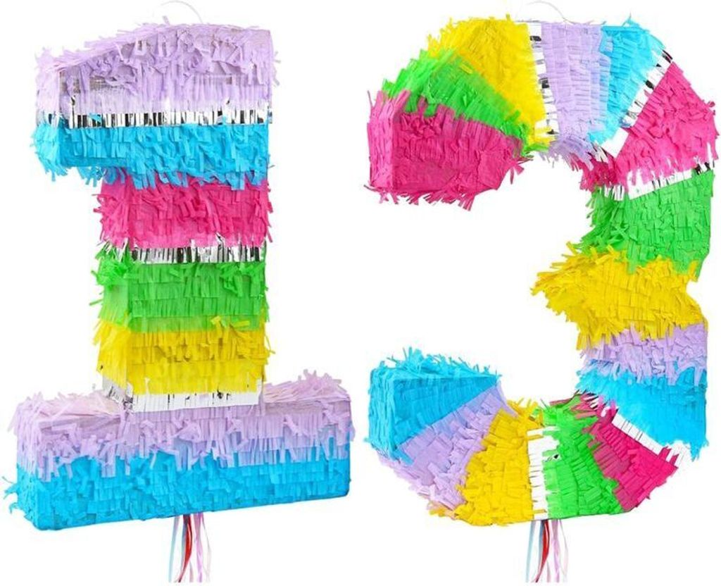 Pinata Zahl 13 bunt pastell Pinatas | Kaufland.de