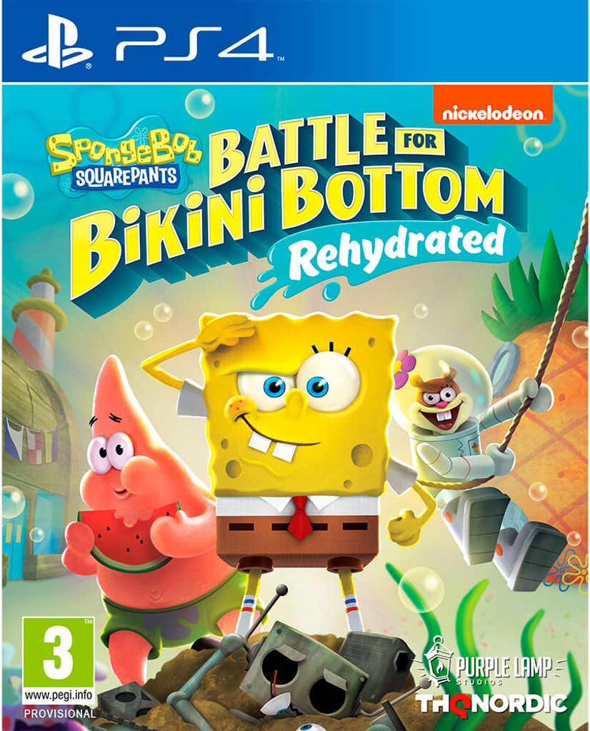 Playstation Games Ps4 Spongebob Squarepants: Battle For