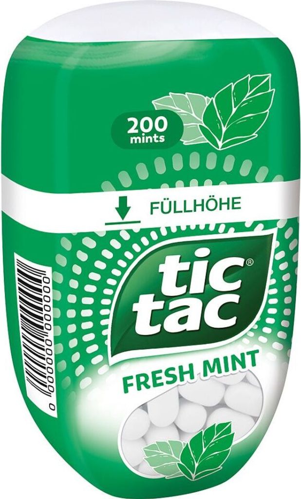 tic tac Big Pack fresh mint vanilla refreshing slightly