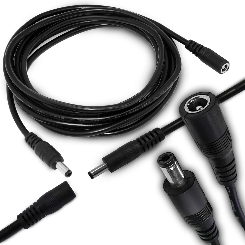 Prodlužovací kabel, DC zástrčka, 5,5 x 2,1 | Kaufland.cz