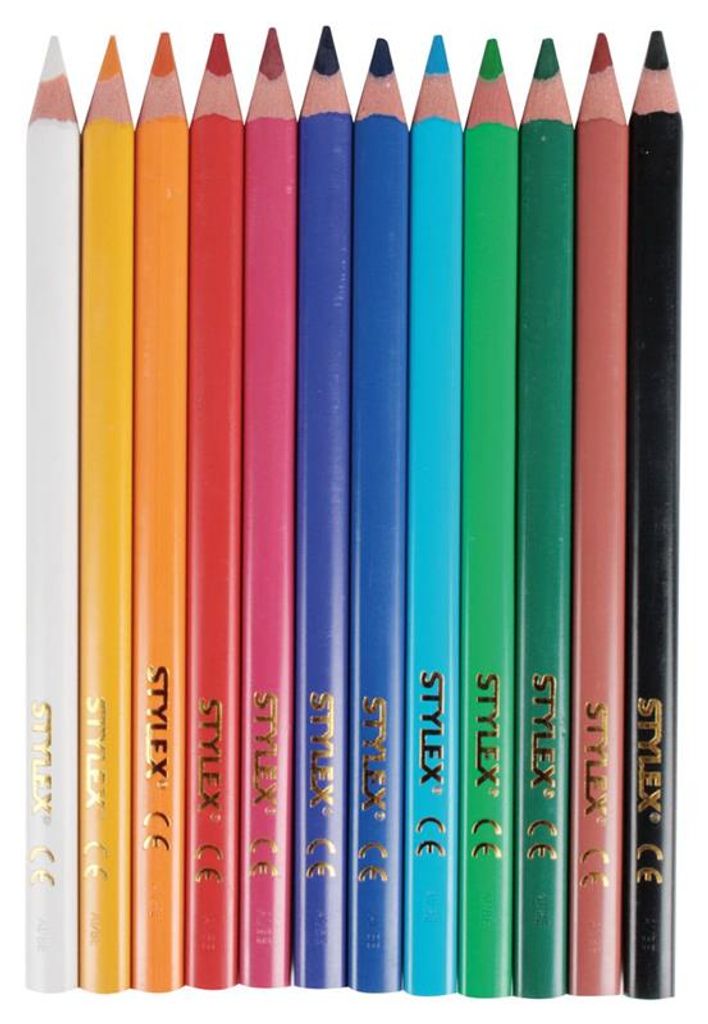 Stylex Jumbo Buntstifte Dreikant 12StÃ1/4ck | Kaufland.de