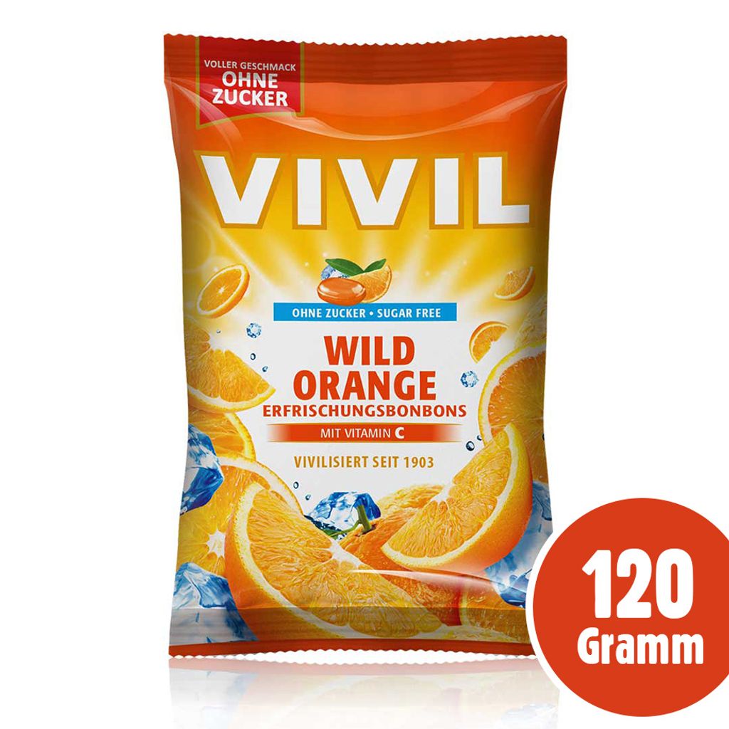 VIVIL Wild Orange Erfrischungsbonbons ohne | Kaufland.de