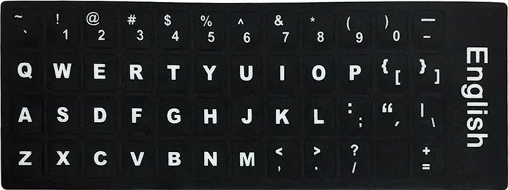 Laptop-Tastatur Aufkleber PC QWERTY US | Kaufland.de