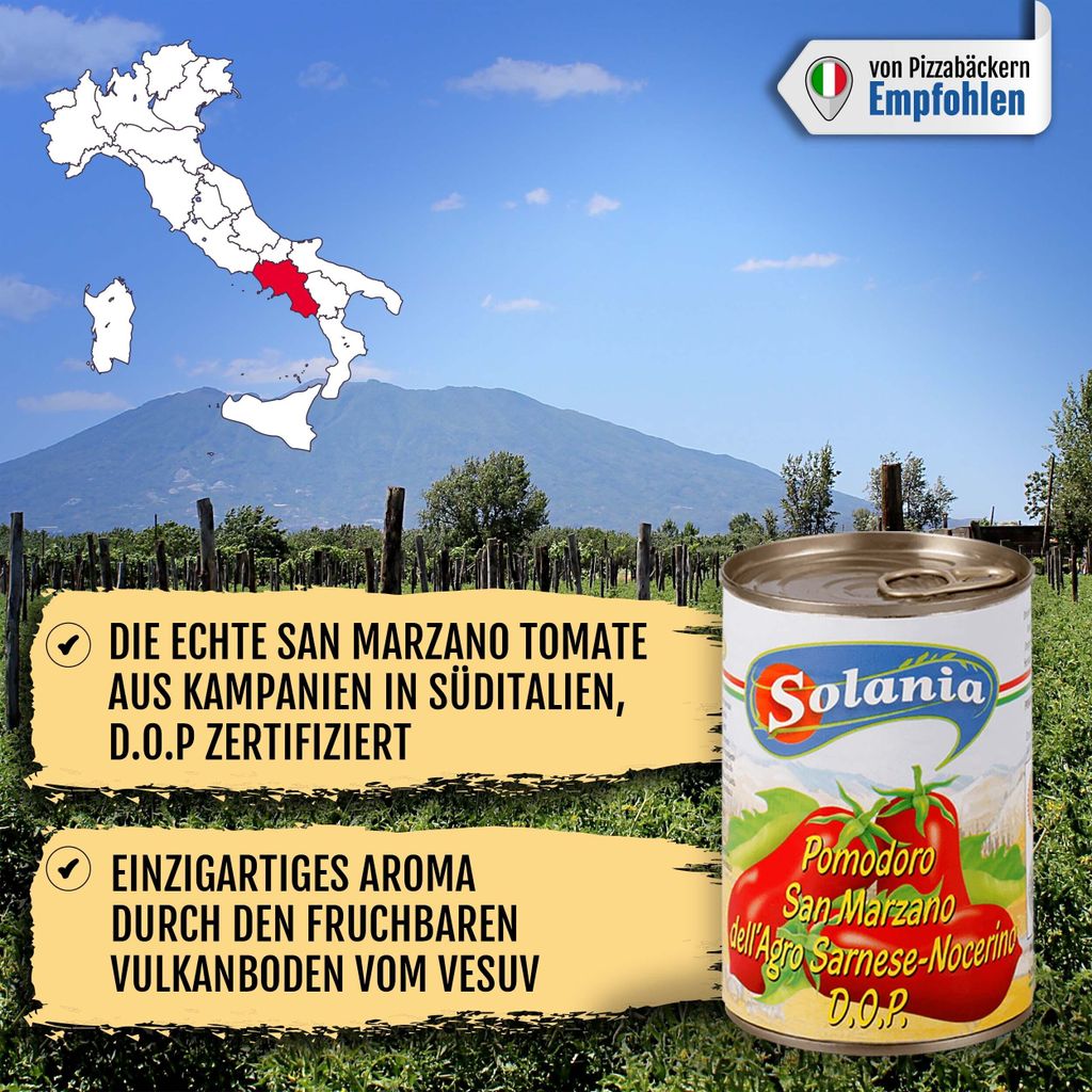 SOLANIA - San Marzano Tomaten DOP 12x 400g | Kaufland.de