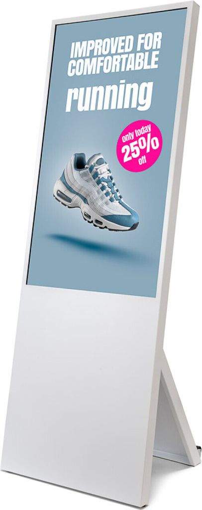 Showdown Displays Digitaler Kundenstopper Spectrum mit