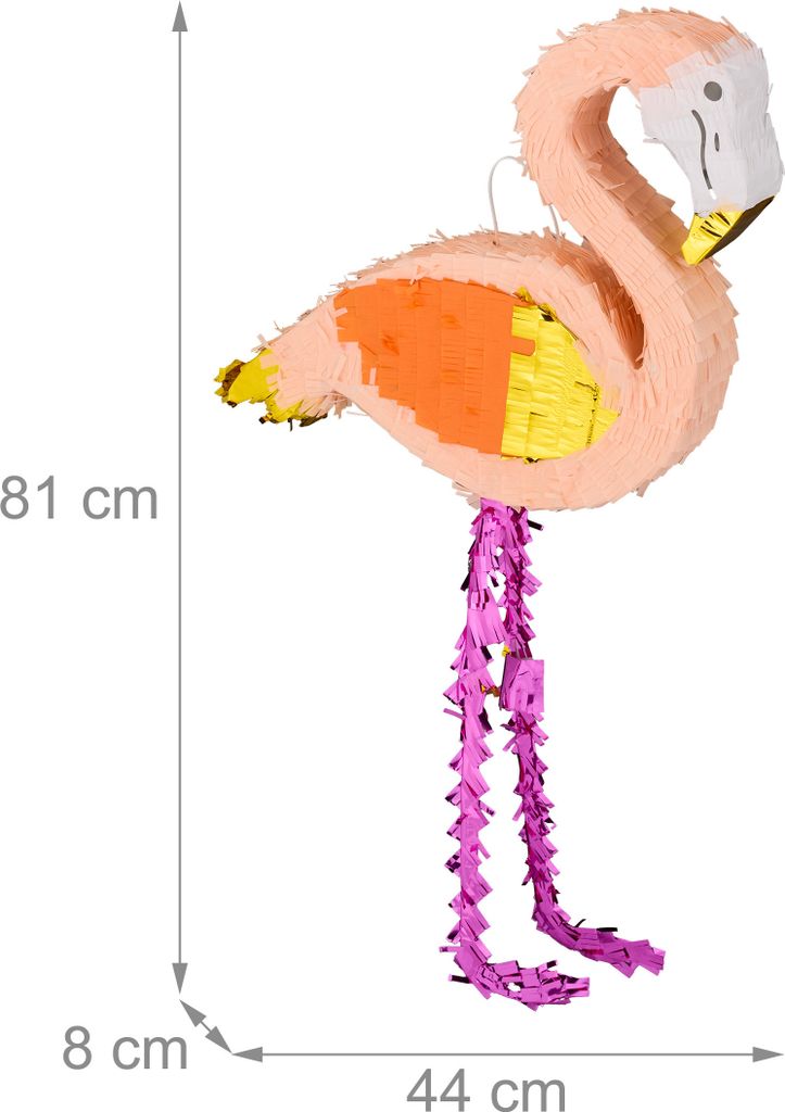 relaxdays Pinata Flamingo mit Stab und Maske | Kaufland.de