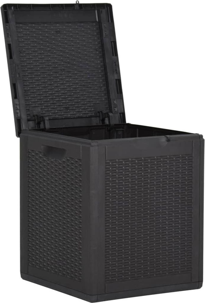 vidaXL Zahradní úložný box 90 L Black PP | Kaufland.cz