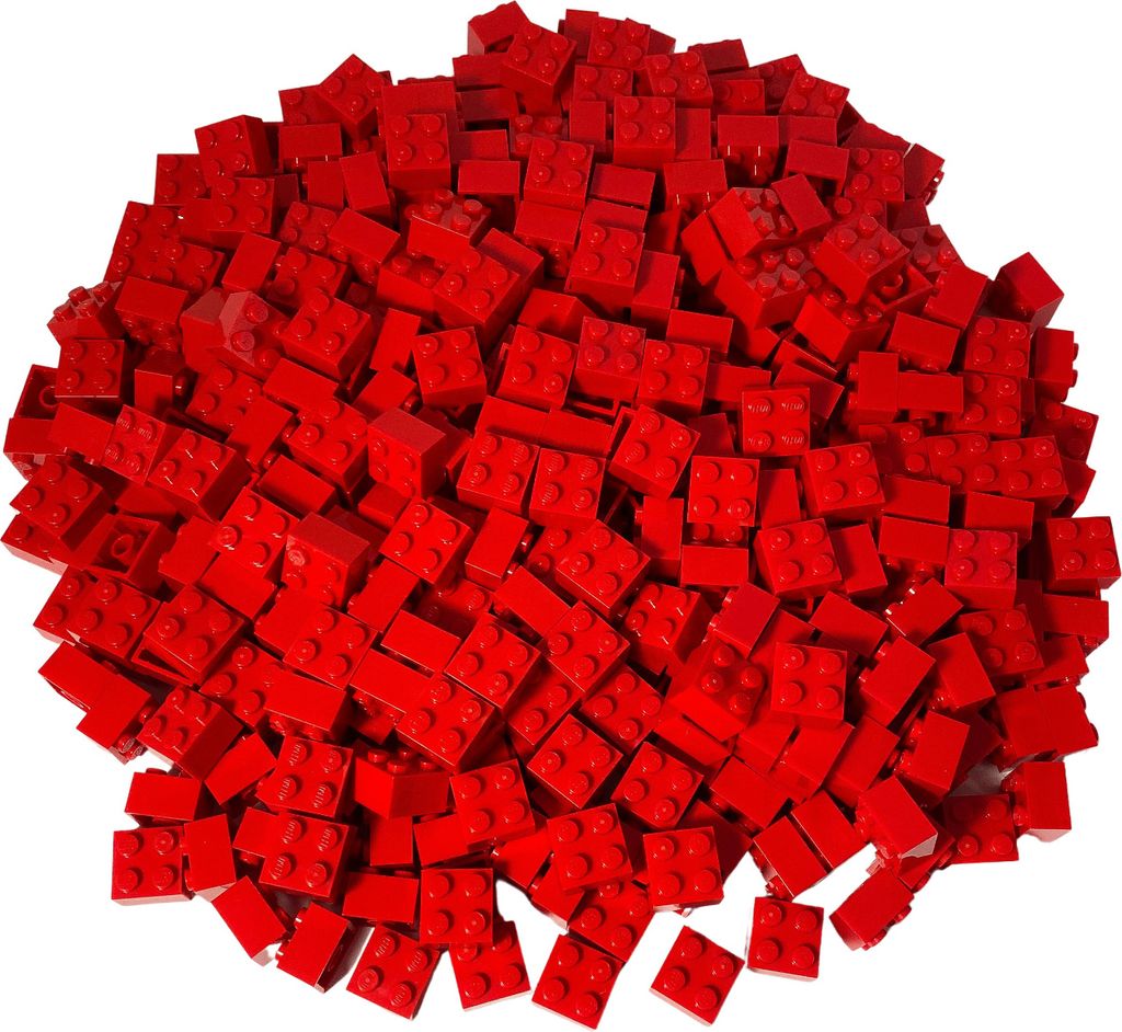 100 klocków 2x2, czerwone Klocki LEGO | Kaufland.pl
