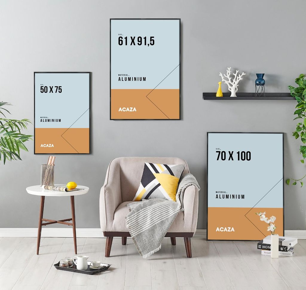 Bilderrahmen 50 x 75 cm mit bruchsicherem | Kaufland.de