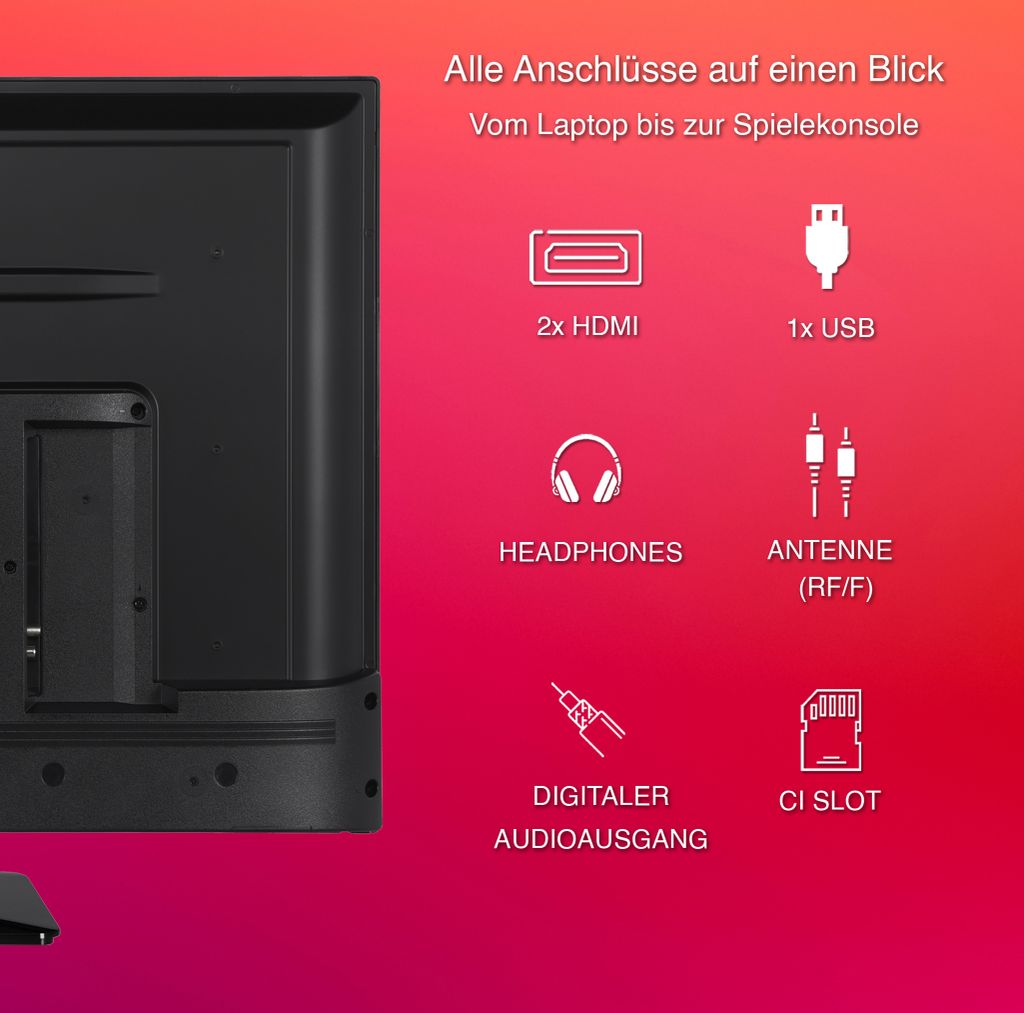 TELEFUNKEN XH24O550M Fernseher 24 Zoll | Kaufland.de