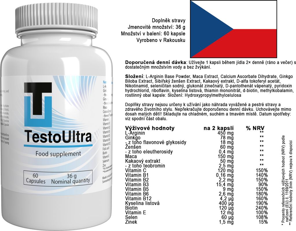 TestoUltra - 300 Kapseln (5 x 60 Kapseln) - | Kaufland.de
