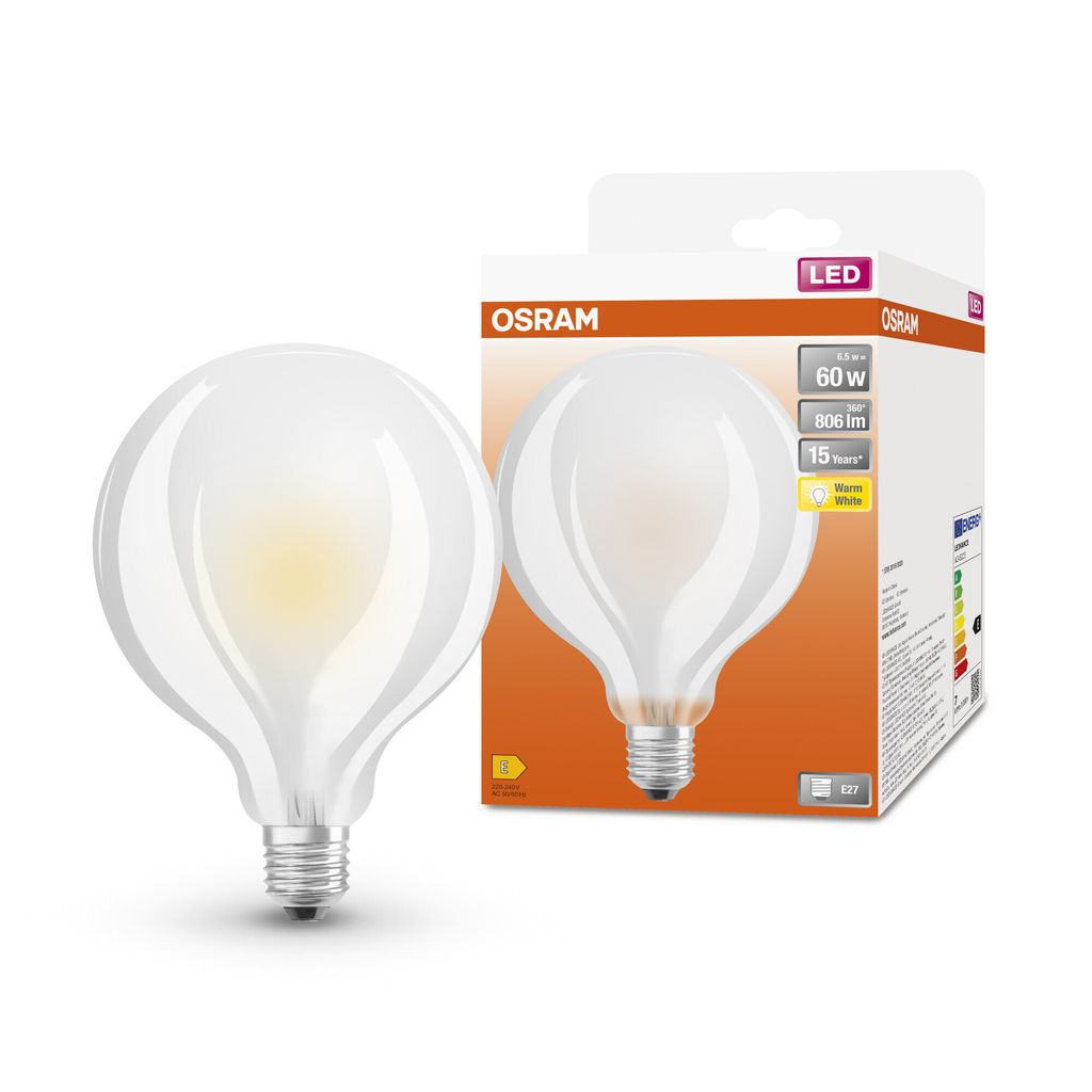 Osram Star E27 LED Globe 6,5W 806Lm teplá | Kaufland.cz