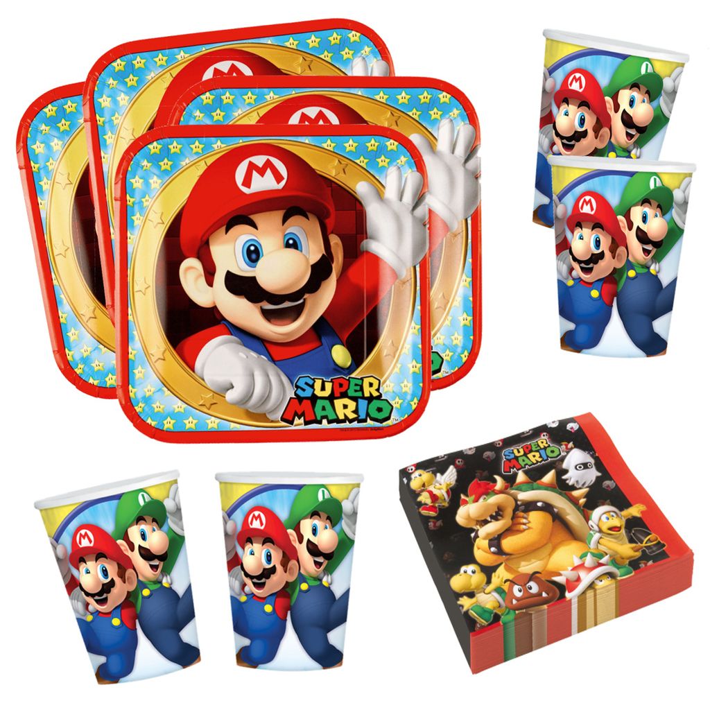36-teiliges Super Mario - Party Set - Für 8 | Kaufland.de
