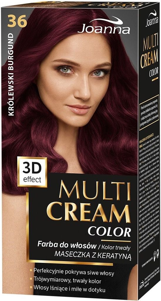 JOANNA Multi Cream Color Haarfärbemittel 36 Royal Burgundy