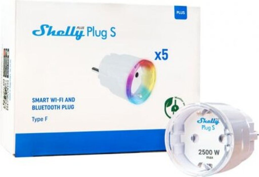 Shelly Plus Plug S White Set of 5 - Smart | Kaufland.cz
