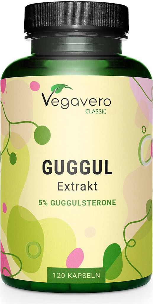 Vegavero Guggul | 120 gélules | 500 mg d'extrait de Guggul