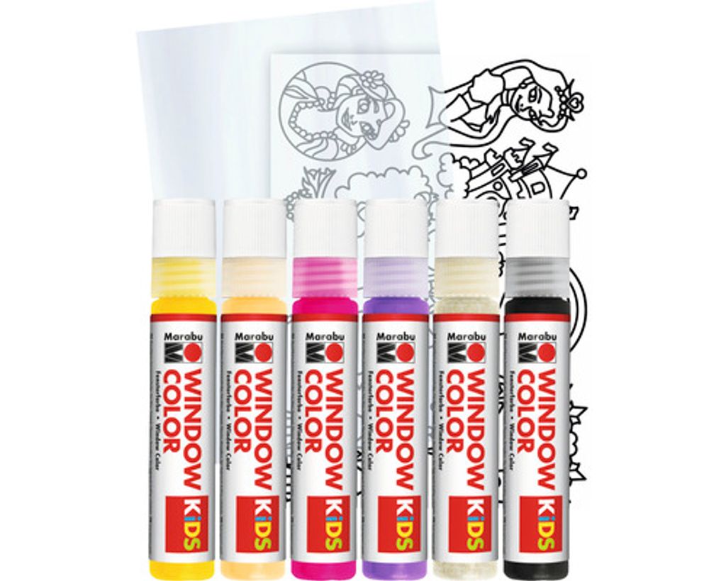 Marabu KiDS Window Color-Set "Prinzessin" 6 x | Kaufland.de