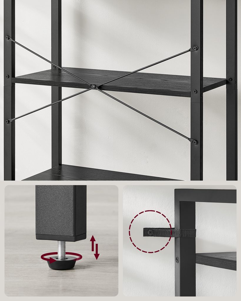 VASAGLE police, regál, stojící police, úložný | Kaufland.cz