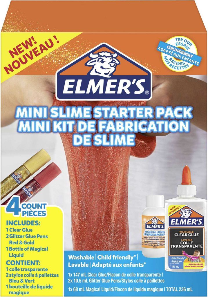 ELMER`S EVERYDAY Mini Slime Kit Gold & Rot | Kaufland.sk
