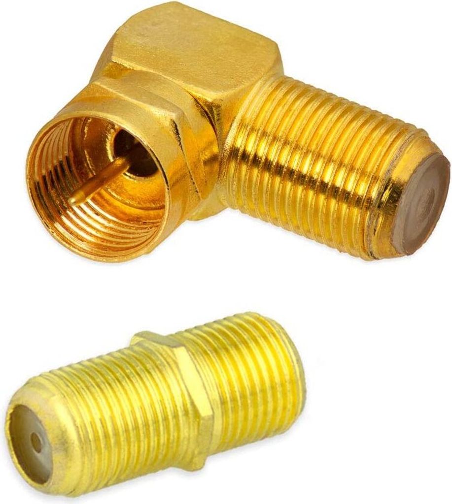 10X F-Winkeladapter + 5X F-Doppelbuchse Sat | Kaufland.de