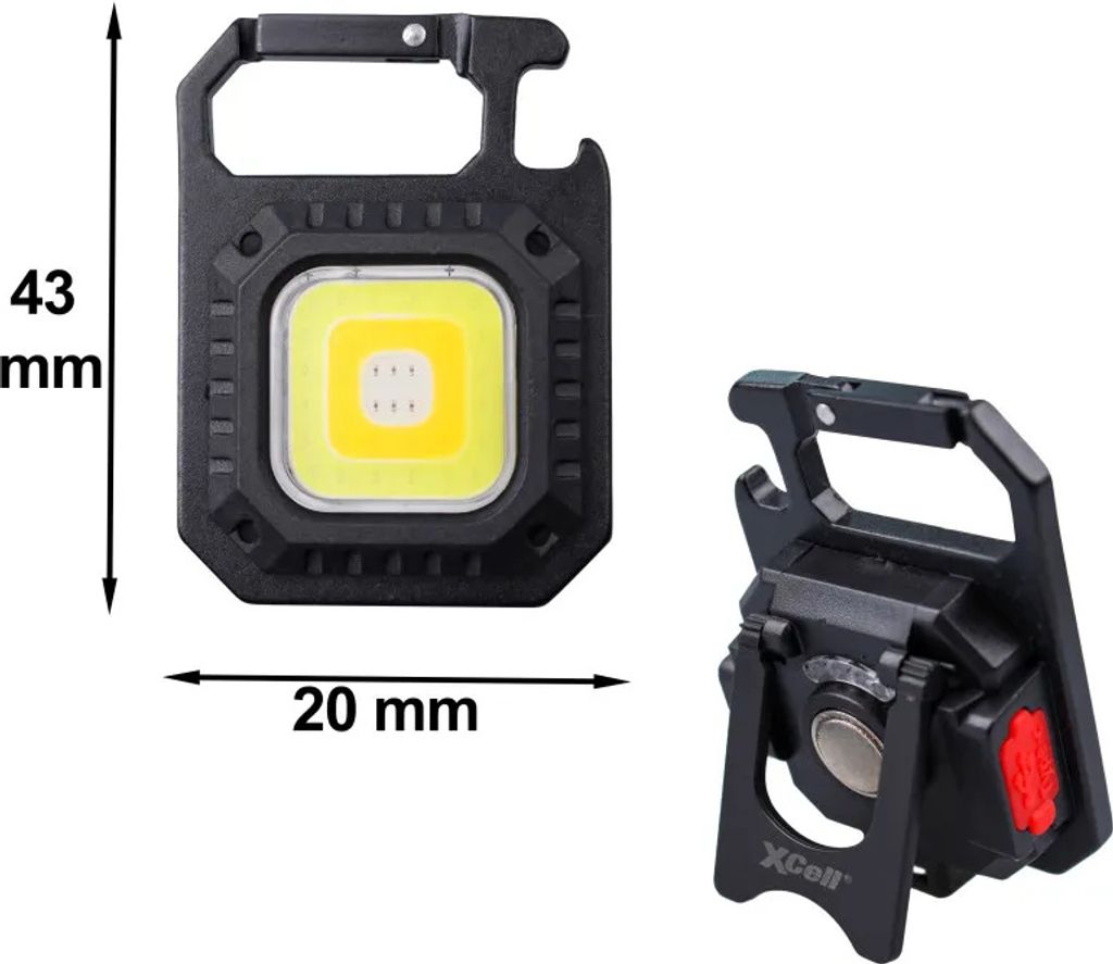 XCell Work Square LED dobíjecí světlo 7 světelných režimů