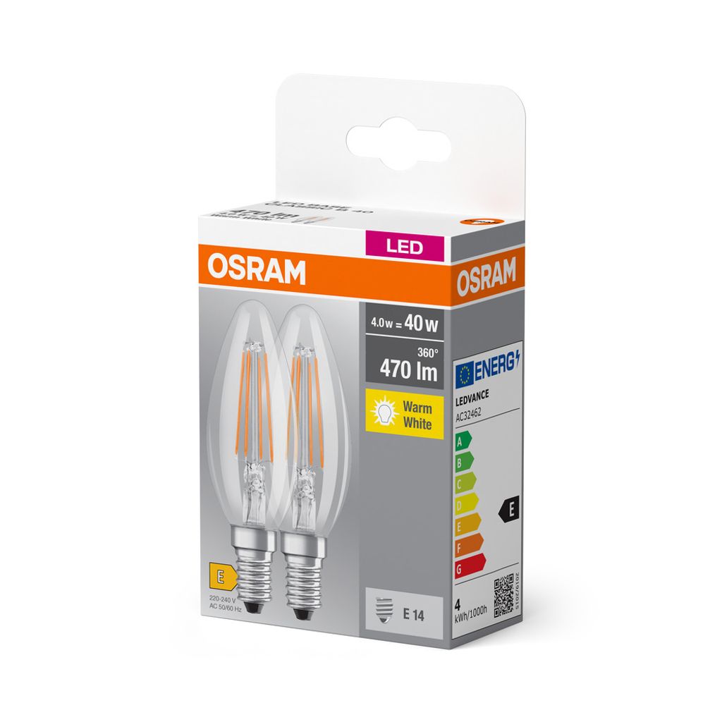 OSRAM BASE CLASSIC B FIL 40 LED-Lampe mit | Kaufland.de